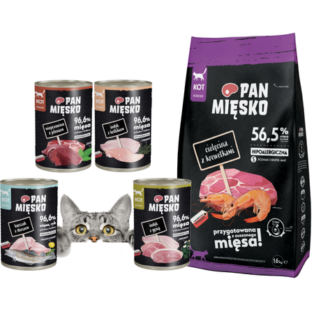 Mokra karma dla kota Polskiej marki Pan Miesko to gwarancja jakości ... Mokra karma dla kota Polskiej marki Pan Miesko to gwarancja jakości ...