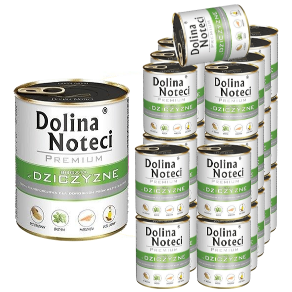 Dolina Noteci Premium Bogata W Dziczyznę Puszka 30x800g Mokra Karma Dla Psa na Unizoo.pl
