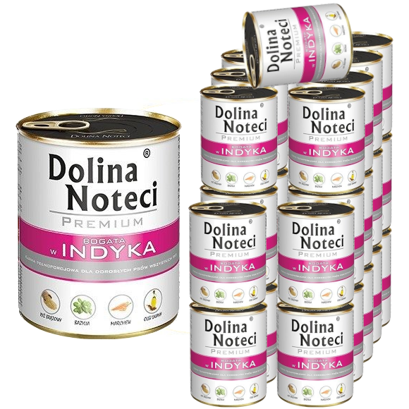Dolina Noteci Premium Bogata W Indyka Puszka 30x800g Mokra Karma Dla Psa na Unizoo.pl