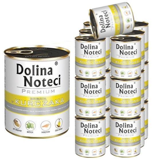 Dolina Noteci Premium Bogata W Kurczaka Puszka 20x800g Mokra Karma Dla Psa na Unizoo.pl