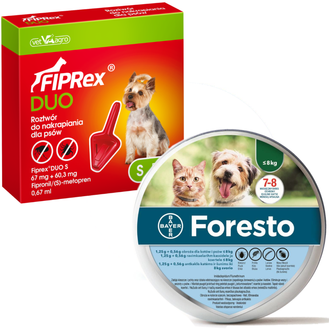 Foresto Bayer Obroża Przeciw Kleszczom I Pchłom Dla Psa I Kota do 8kg ...