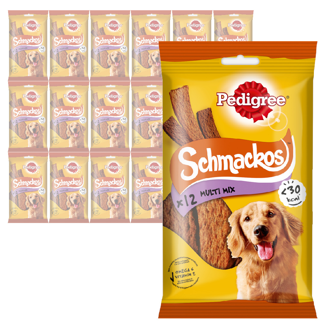 PEDIGREE Schmackos Multi Mix 18x86g Przysmak Dla Psa W Czterech Smakach ...